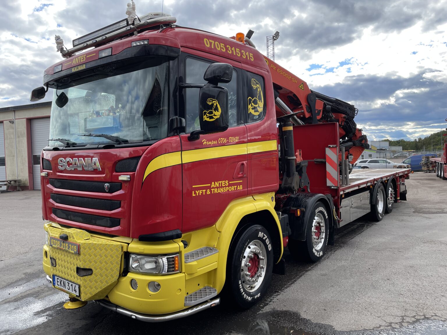 Våra fordon – Antes lyft & transport ab